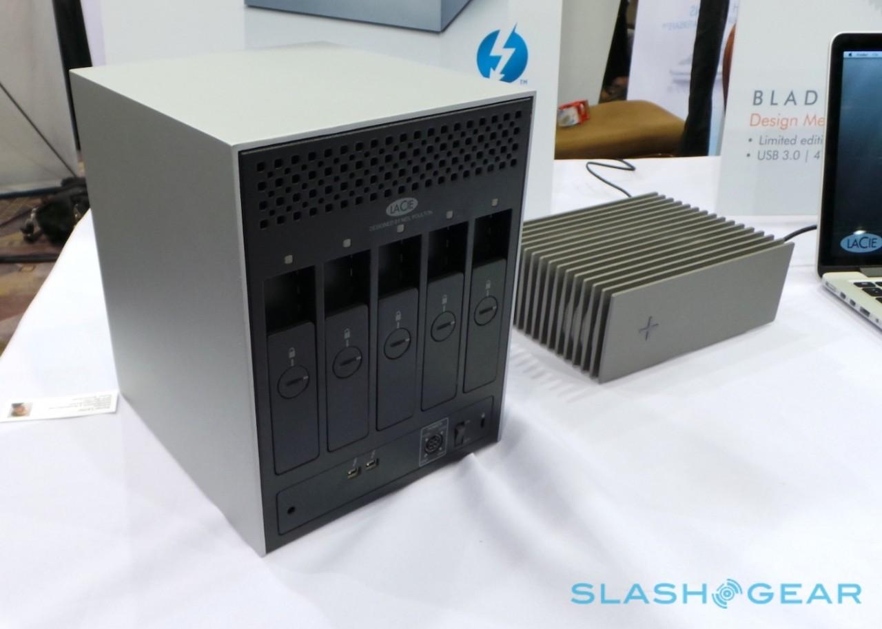 LaCie 5big Thunderbolt and 5big NAS Pro hands-on - SlashGear