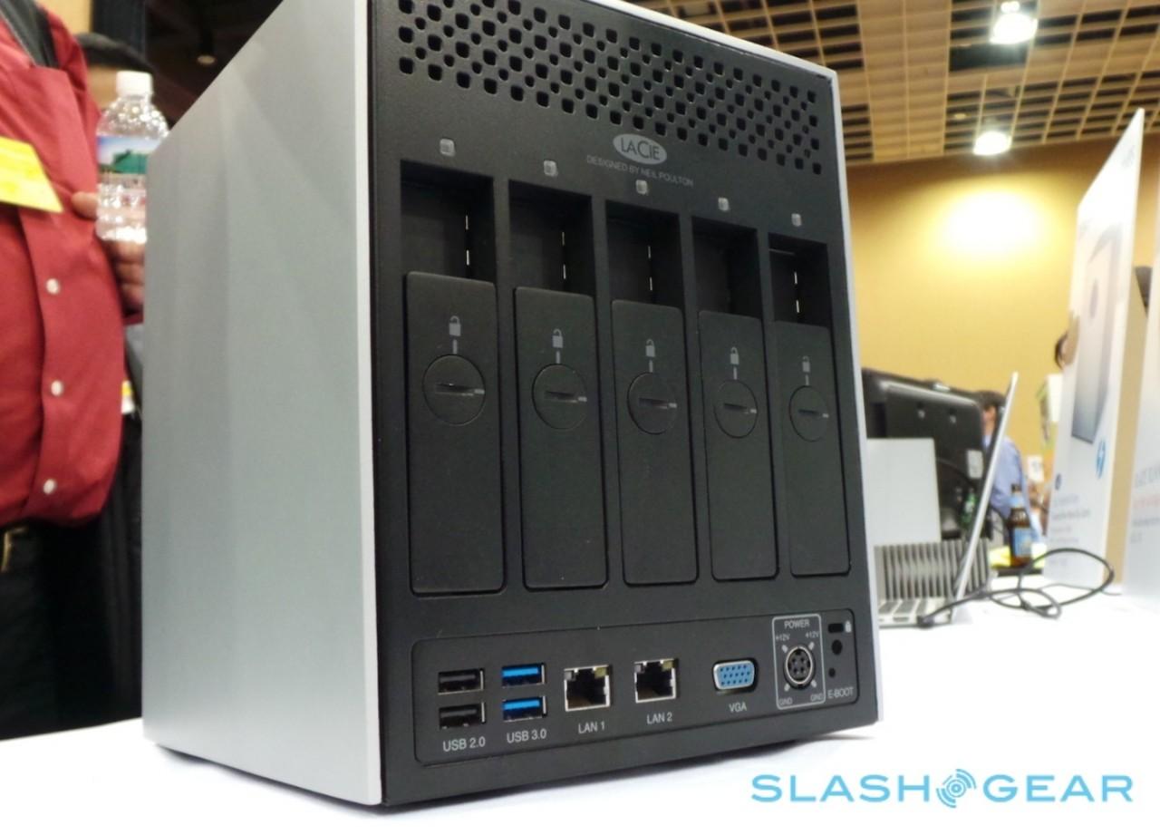 LaCie 5big Thunderbolt and 5big NAS Pro hands-on - SlashGear