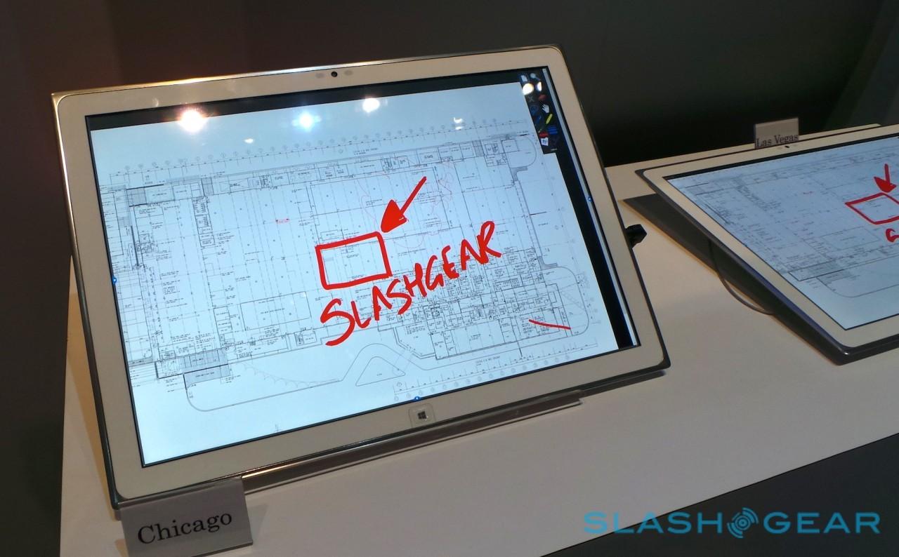 Panasonic 20-inch 4K Windows 8 Tablet hands-on - SlashGear