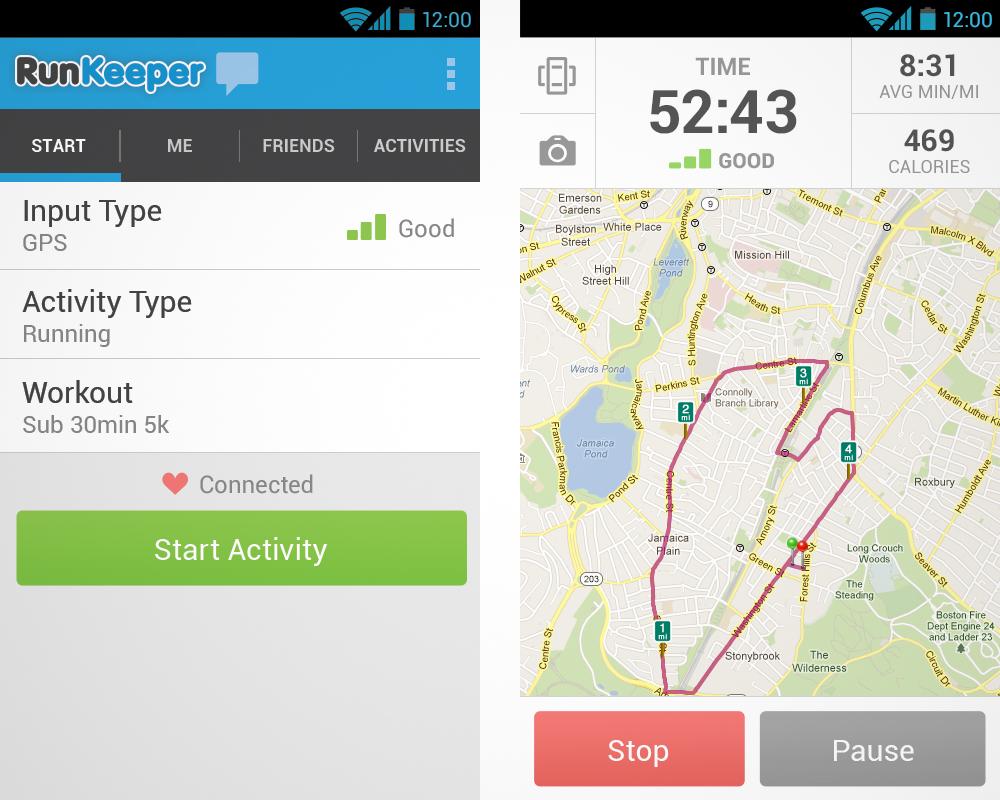 RunKeeper for Android updates with all-new design - SlashGear