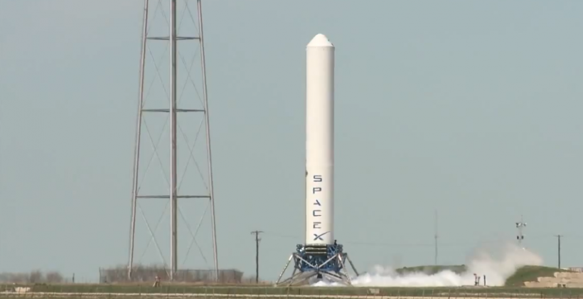 SpaceX shows impressive Grasshopper rocket demonstration - SlashGear