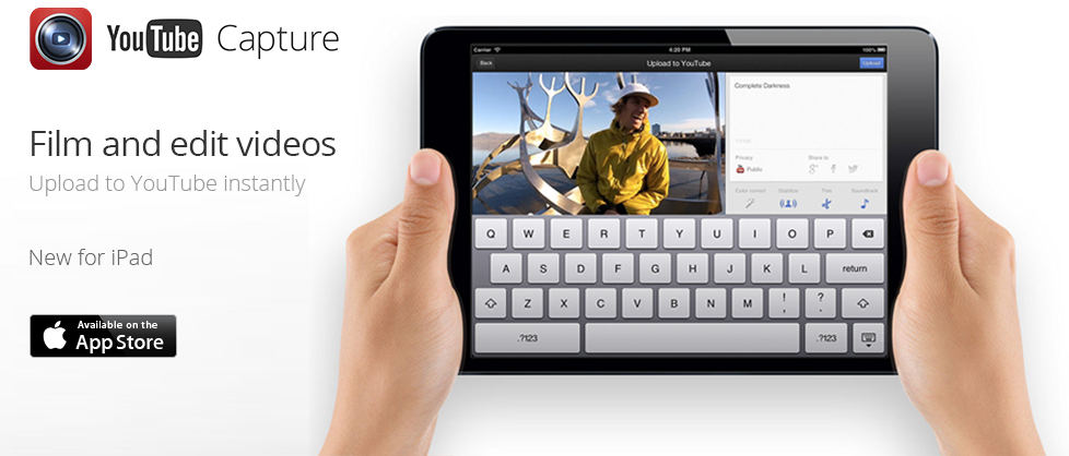 YouTube Capture now available for iPad - SlashGear
