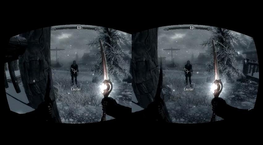 Skyrim gets demoed on Oculus Rift VR headset - SlashGear