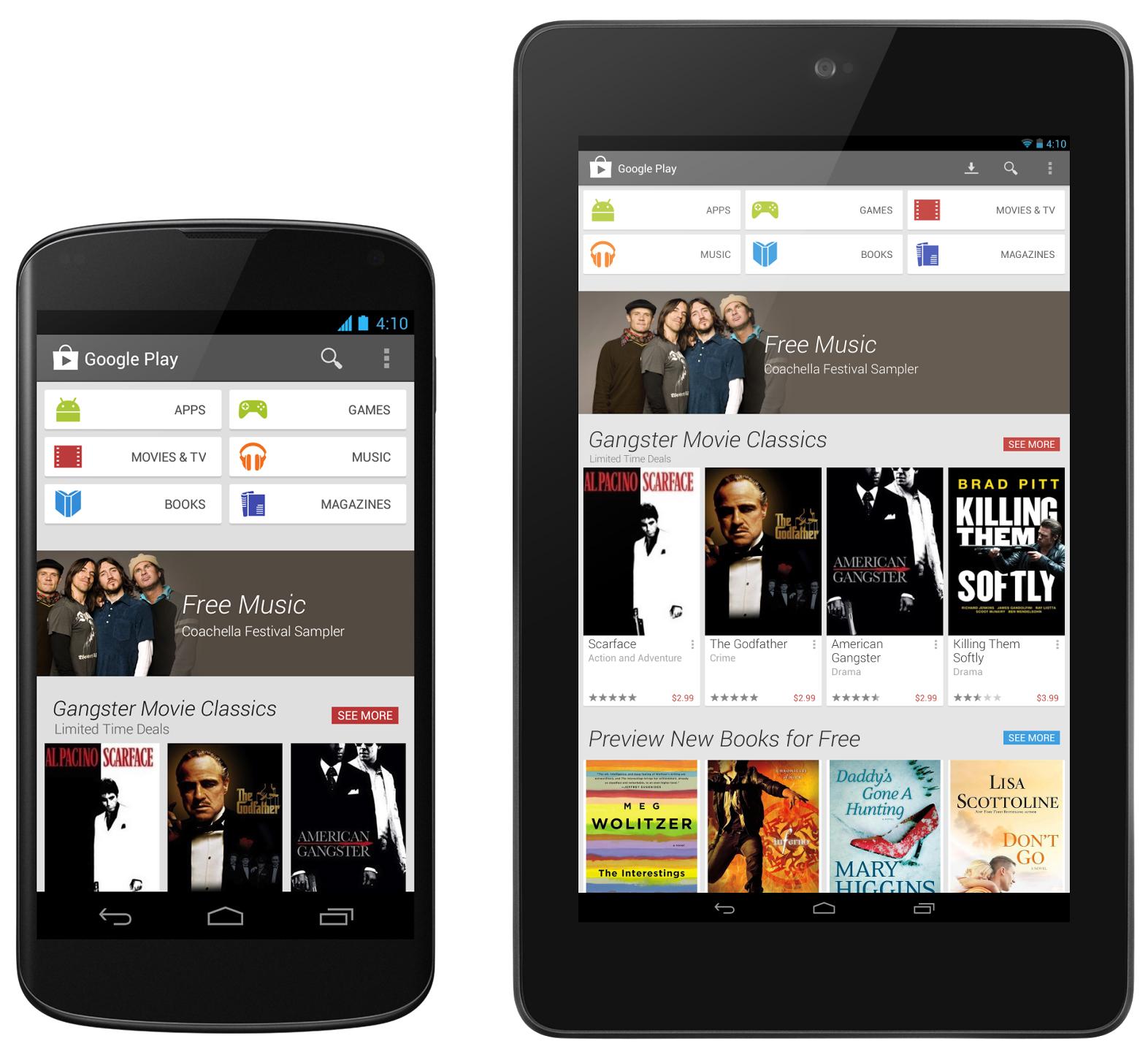 Google Play rolls out new design and simpler check-out - SlashGear