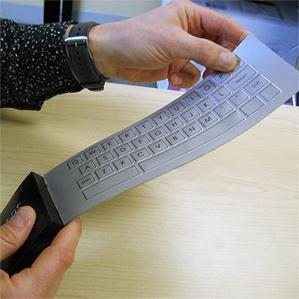 Flexible keyboard with clickable keys means more comfortable and ...