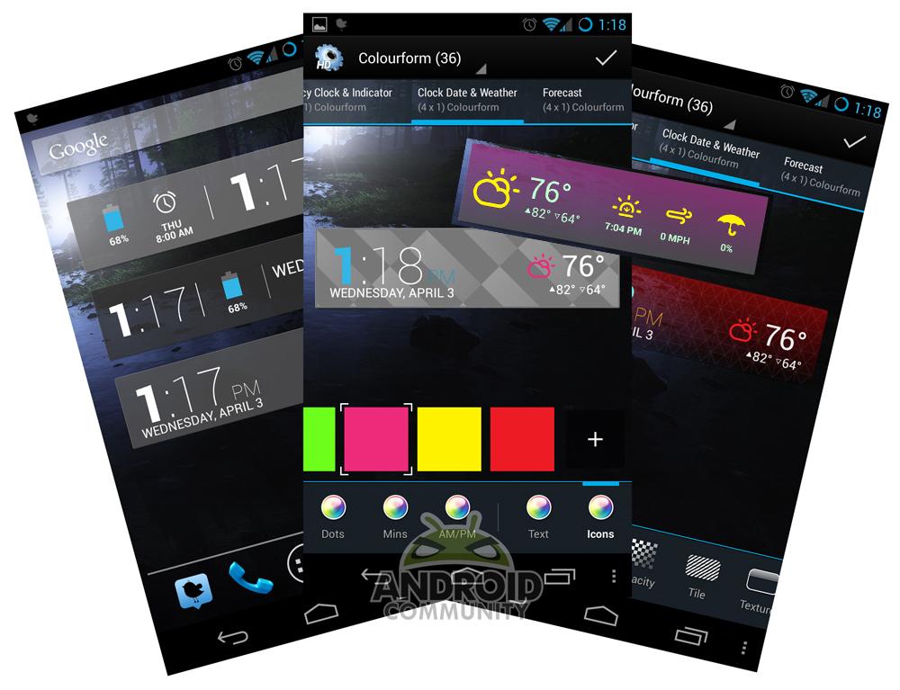 Colourform HD Widgets expansion blossoms with spectrum of beauty ...