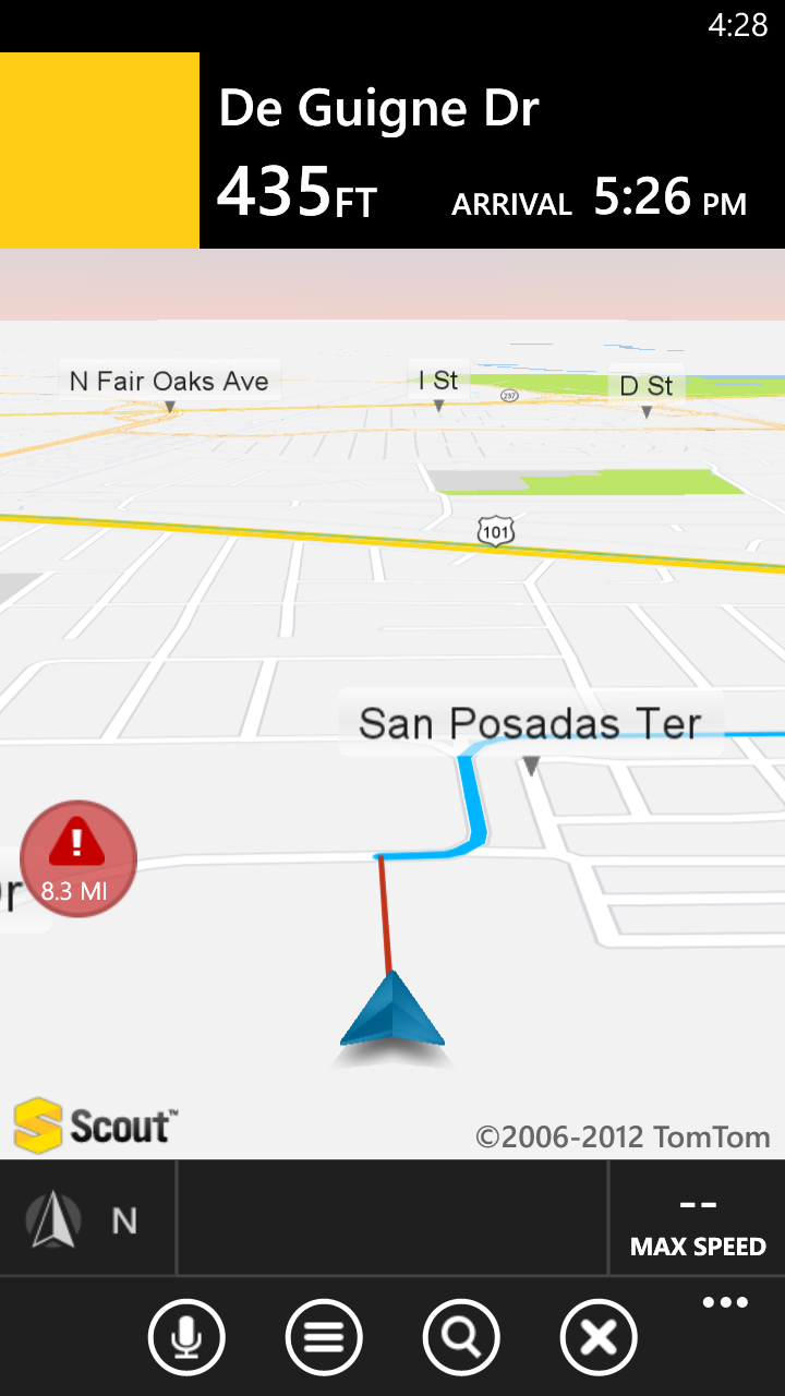 Telenav Scout navigation app hits Windows Phone 8 - SlashGear