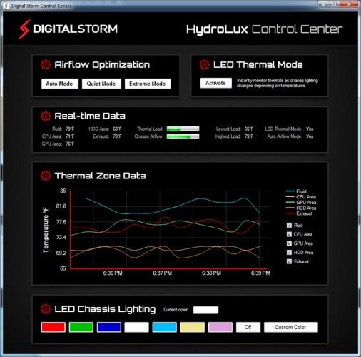 Digital Storm HydroLux cooling unveiled with real-time temperature ...