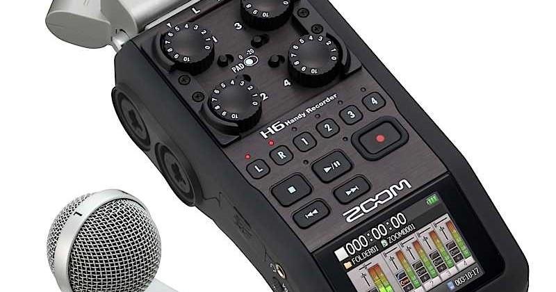 Zoom H6 Handy Recorder released in US, offers 6-track recording - SlashGear