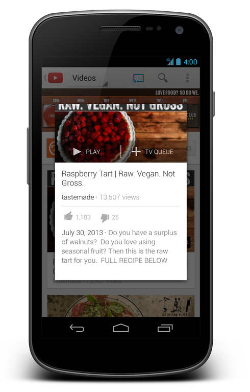 YouTube app update for iOS and Android brings "Cast" previews - SlashGear