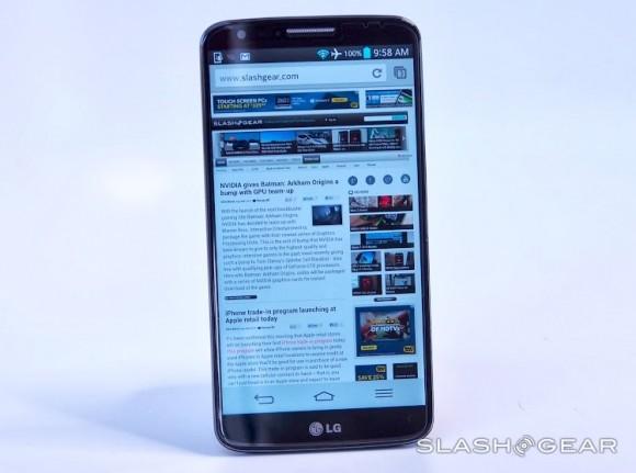 LG G2 Hands-on with benchmark tests - SlashGear