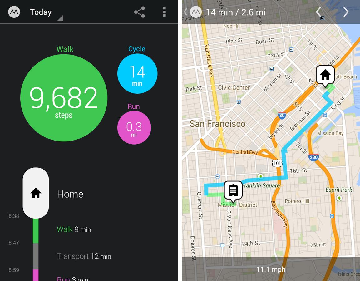 Moves fitness tracker app jogs onto Android - SlashGear