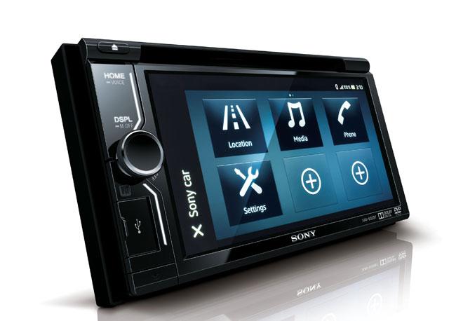 Sony AV Center in-car multimedia system integrates TomTom navigation ...