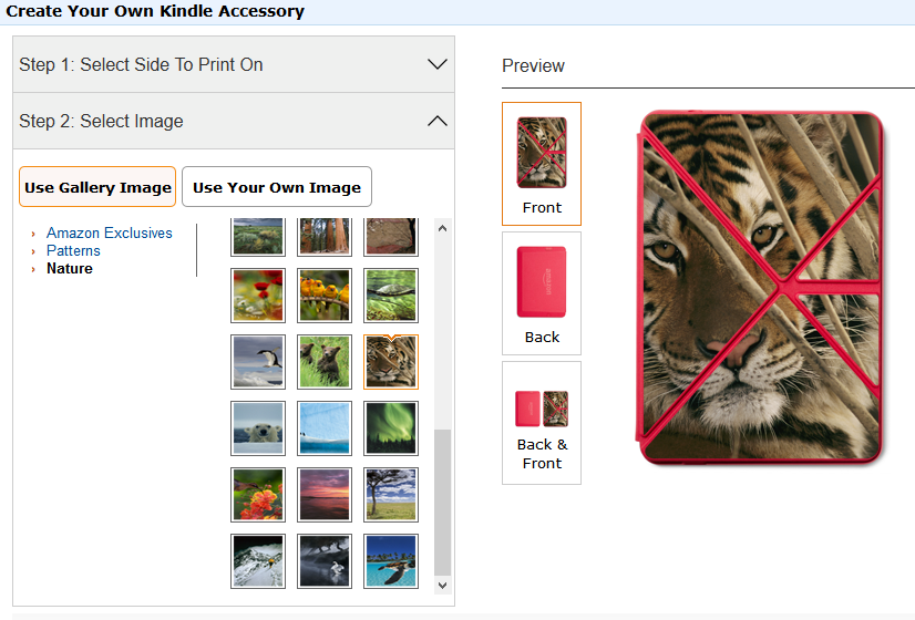 Amazon readies custom Kindle covers for the masses - SlashGear
