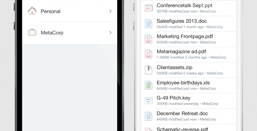 Dropbox gets personal and business cloud combo support - SlashGear