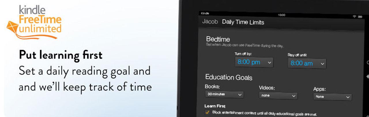 Amazon Kindle FreeTime upgrade adds educational goals - SlashGear