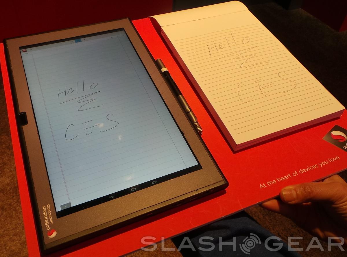 Qualcomm's Ultra Sound NotePad, our hands-on in real-time - SlashGear