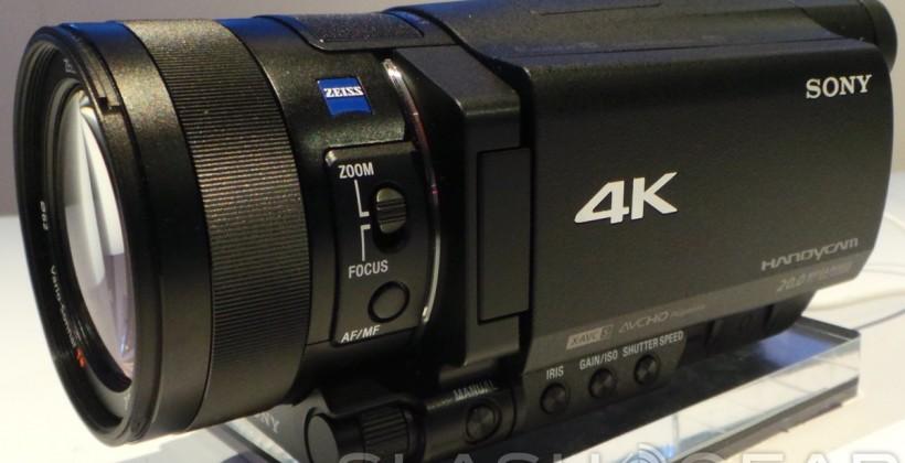 Hands-on with the Sony 4K Handycam - SlashGear