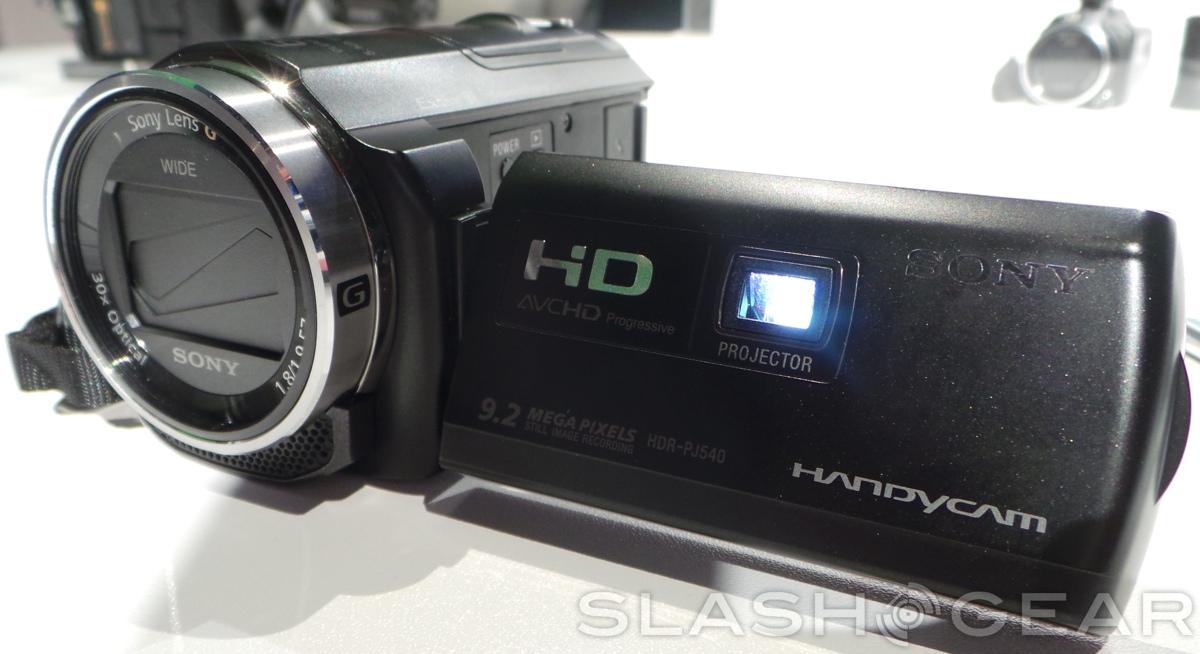 Sony introduces two new Handycam models with projectors at CES 2014 ...