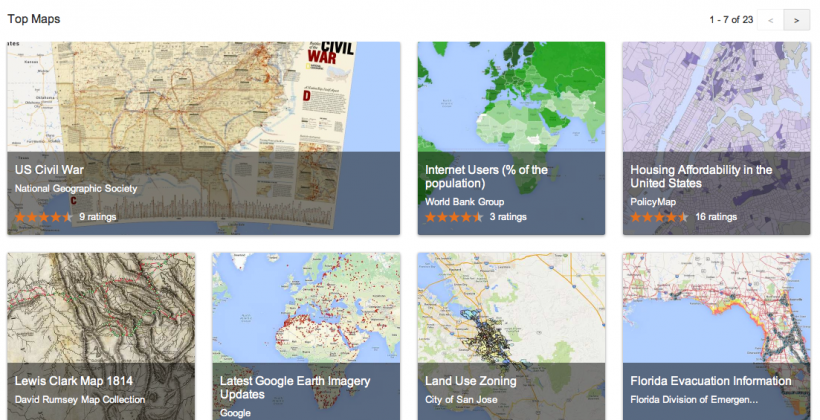 Google Maps Gallery gives deep data room to shine - SlashGear