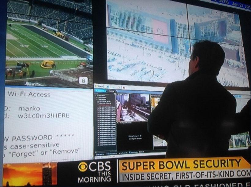 WiFi network and password for Super Bowl stadium leak during pre-game ... WiFi network and password for Super Bowl stadium leak during pre-game ...
