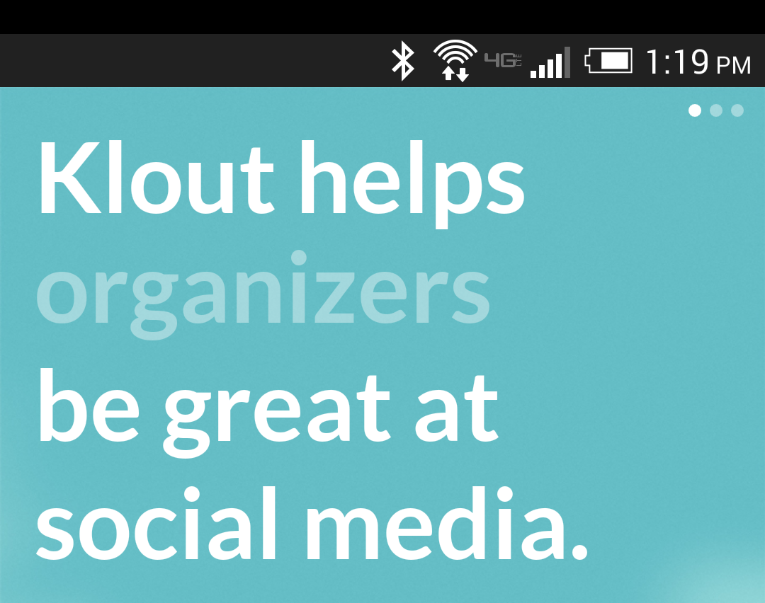 Klout Android app released for full self-realization - SlashGear