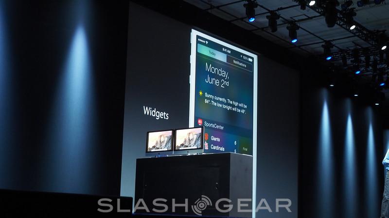 Widgets coming to iOS 8 for Notifications Center and Safari - SlashGear