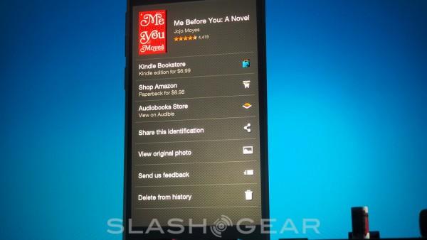 Amazon Firefly recognizes 100m things with Fire Phone - SlashGear