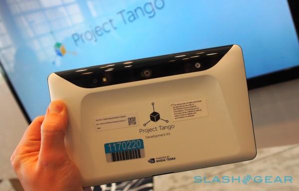 Project Tango tablet hands-on: Transformers and sharks at I/O - SlashGear