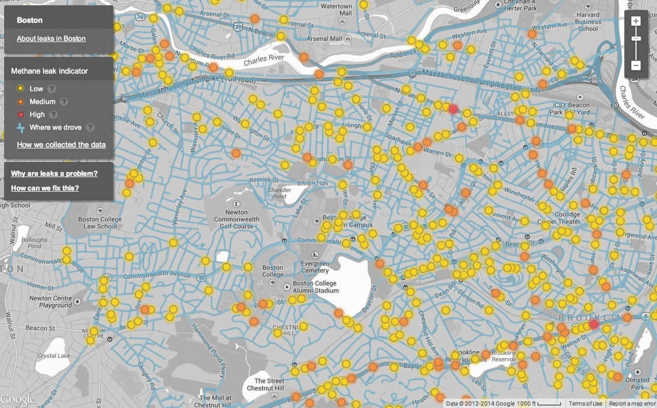 See Google Maps show natural gas leaks around your city - SlashGear