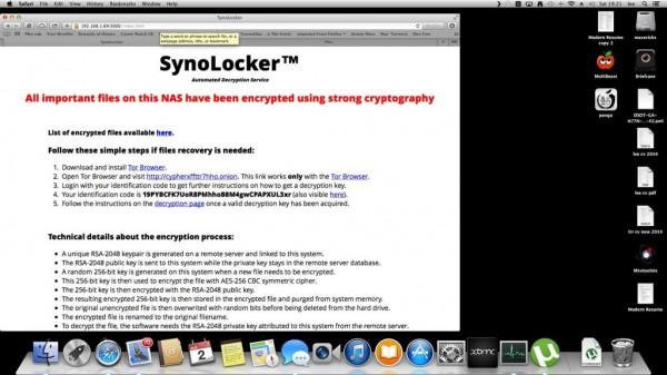 Synology gets infected with SynoLcker ransomware strain - SlashGear