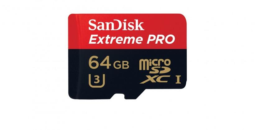 SanDisk 64GB Extreme Pro microSDXC card: fastest available - SlashGear