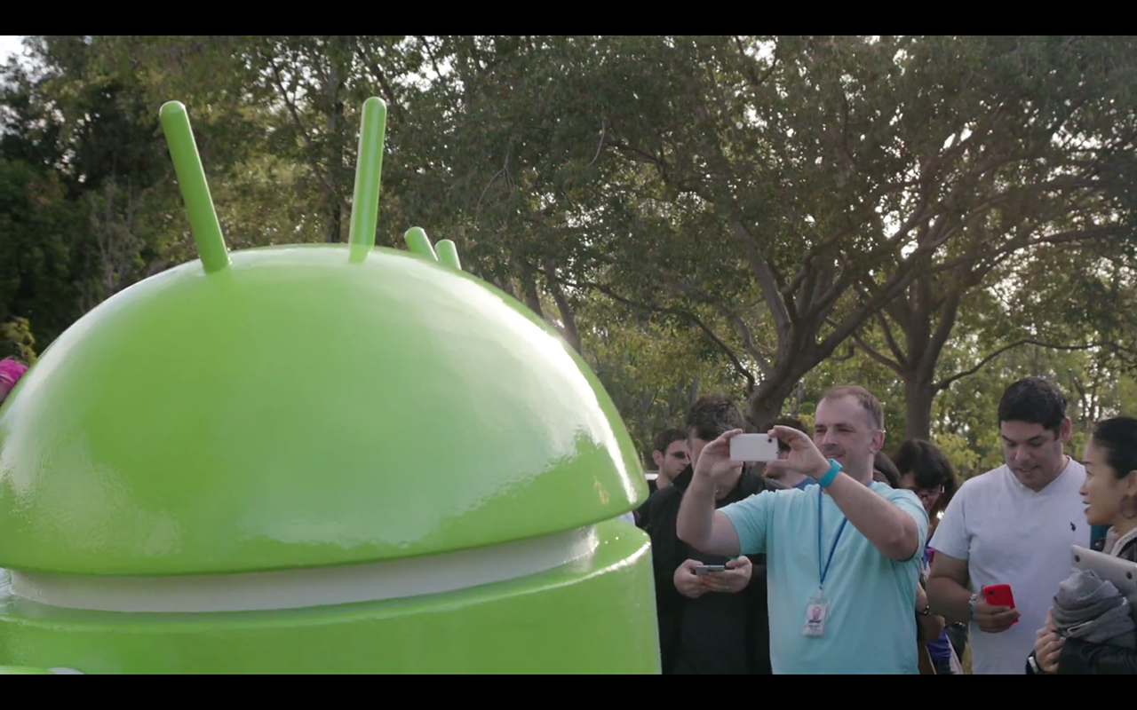 Android Lollipop statue revealed at mini Google gathering - SlashGear