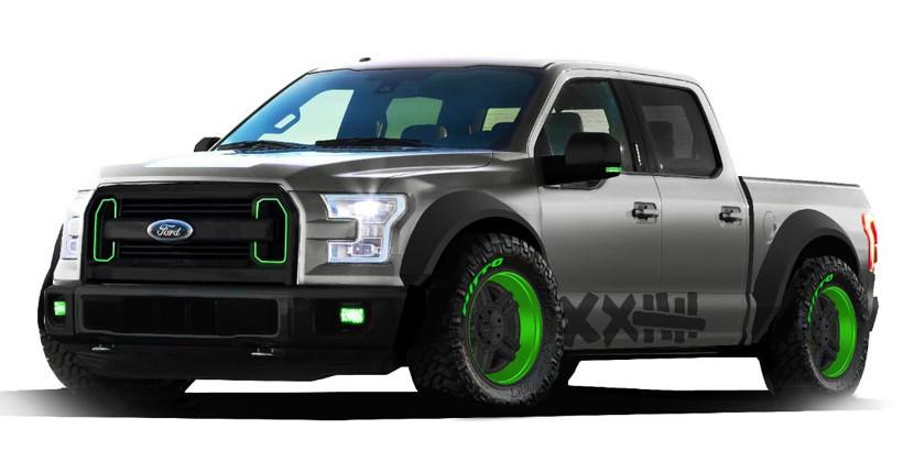 Ford shows off pair of 2015 F-150 trucks bound for SEMA - SlashGear