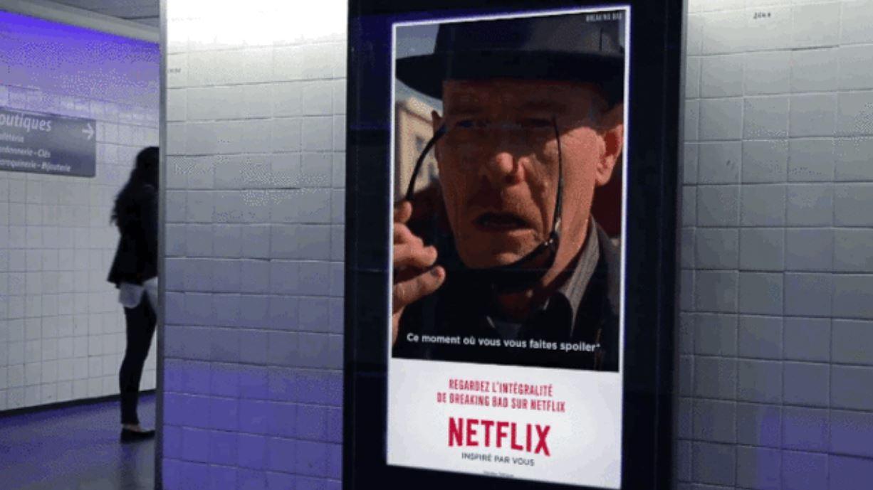 Netflix puts up clever GIF posters that mirror the weather - SlashGear