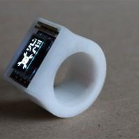 Geek builds Bluetooth Smart Ring with OLED display - SlashGear