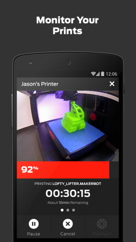 MakerBot releases Android app to control 3D printers - SlashGear