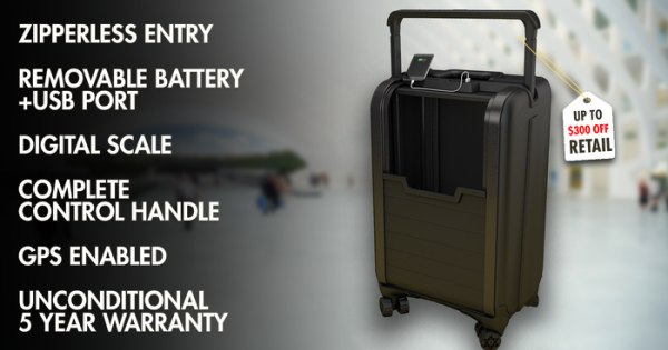 Trunkster zipperless "smart" luggage is a traveler's dream - SlashGear