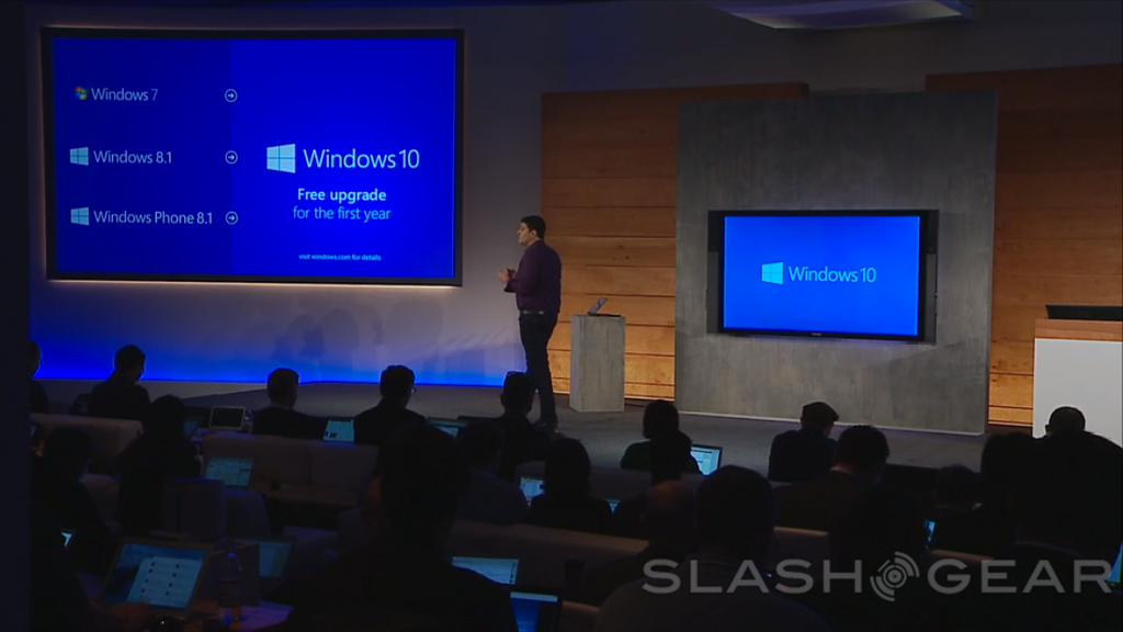 Windows 10 update free (for the first year) - SlashGear
