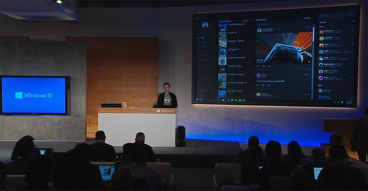 Windows 10 Xbox One desktop app demoed with Steam - SlashGear