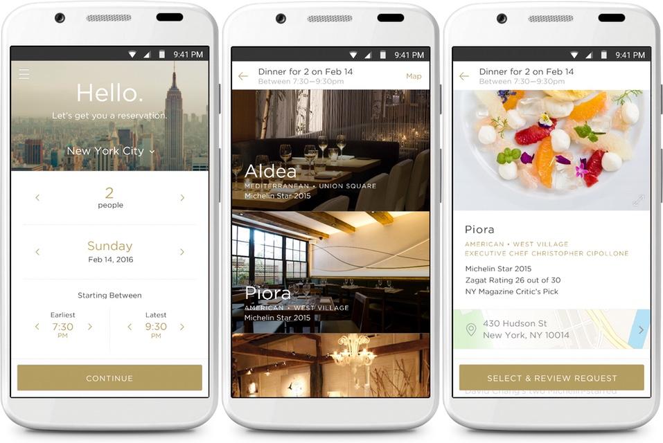 'Restaurant concierge' app Reserve comes to Android - SlashGear