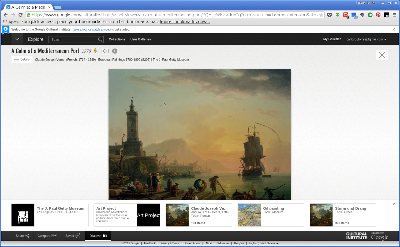 Google turns every new Chrome tab into an Art Project - SlashGear
