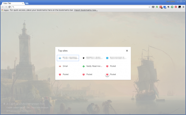 Google turns every new Chrome tab into an Art Project - SlashGear