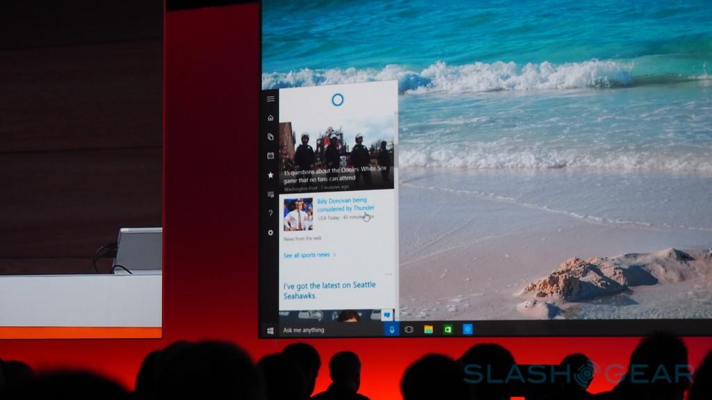 Cortana's new Windows 10 features at BUILD 2015 - SlashGear