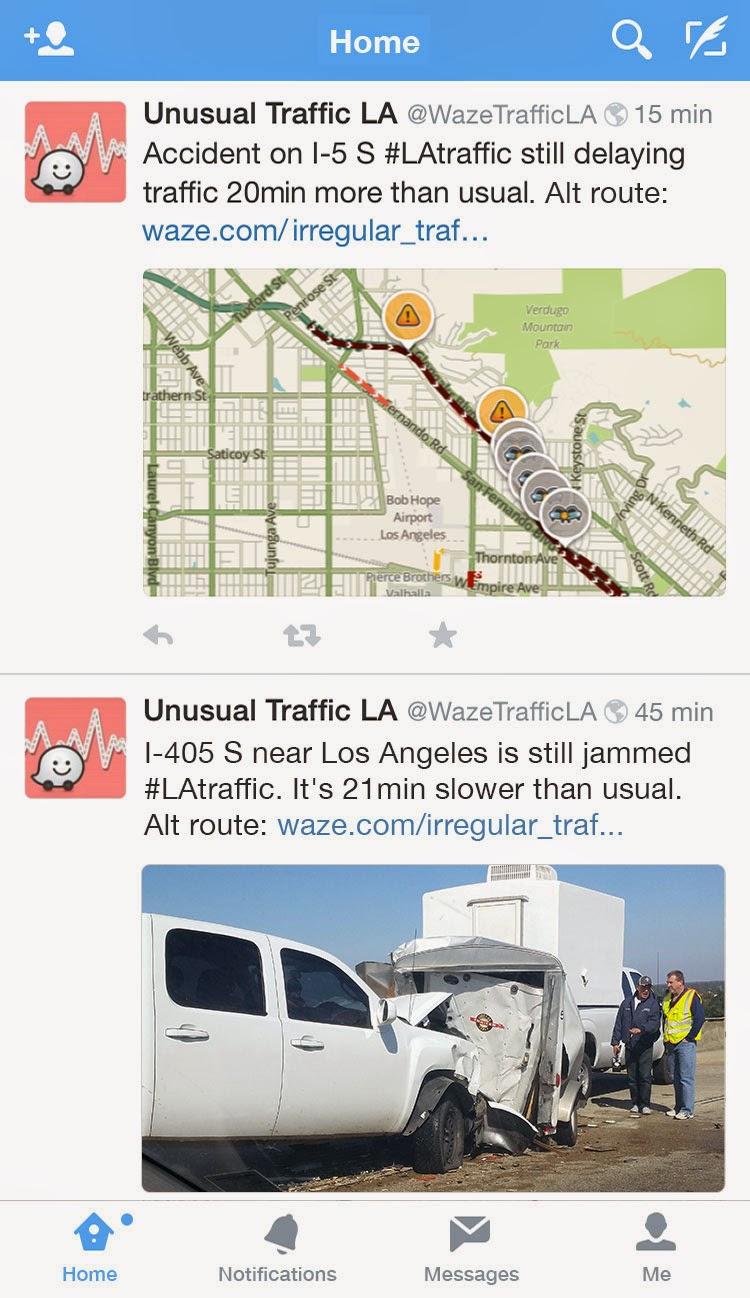 Waze Will Now Tweet About Unusual Traffic Situations