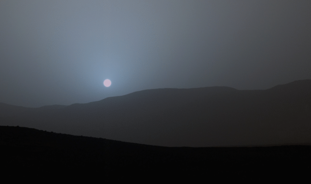 This stunning blue Mars sunset makes Monday feel easier - SlashGear
