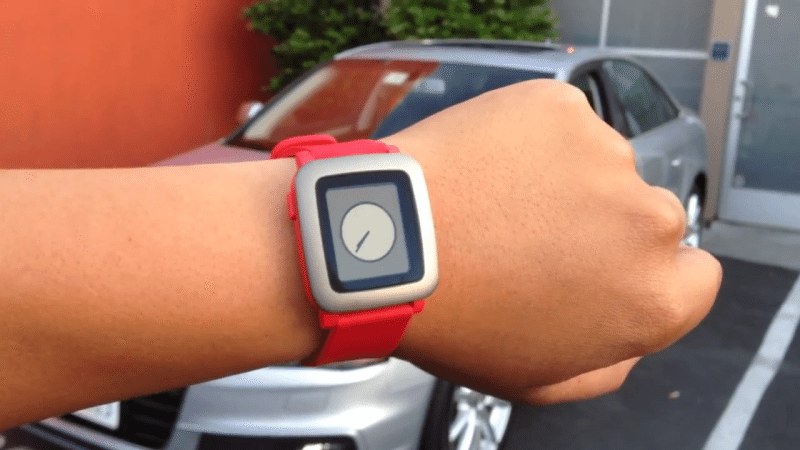 Pebble Time teased in Red, charger design done - SlashGear