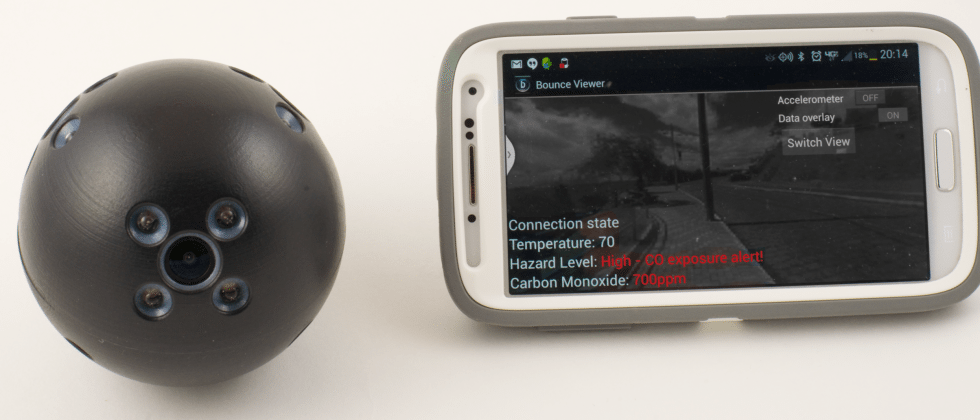 Bouncing tactical camera lets police peer safely into dangerous rooms ...