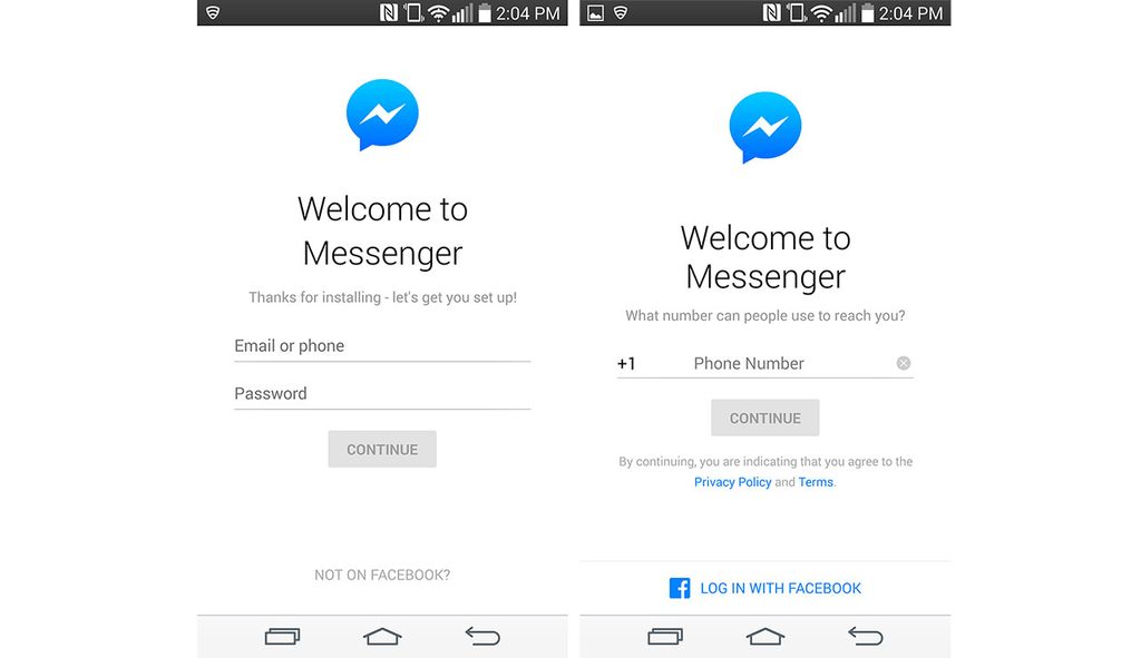 Messenger drops Facebook account requirement - SlashGear