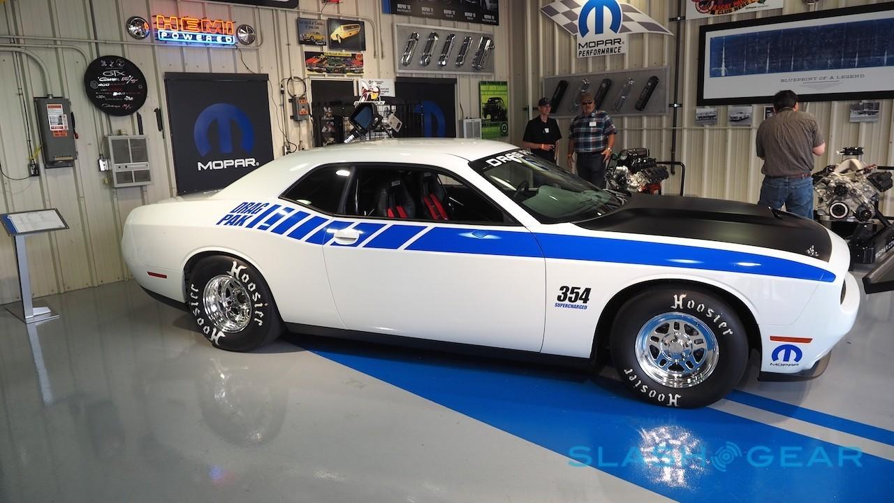 Mopar made this retro drag monster from Dodge's Challenger - SlashGear